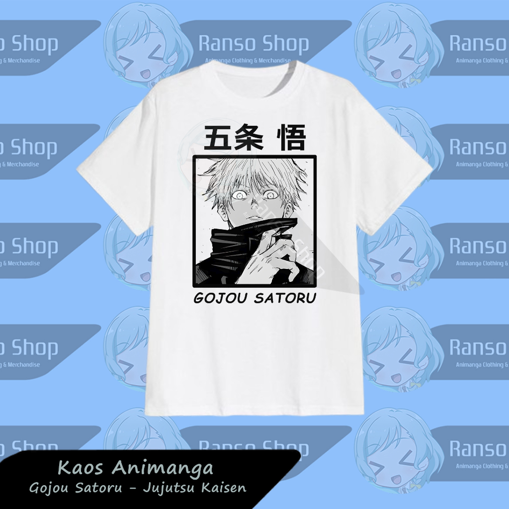 Jual Ranso Kaos Gojou Satoru Jujutsu Kaisen Husbu / Baju Satoru Gojo ...