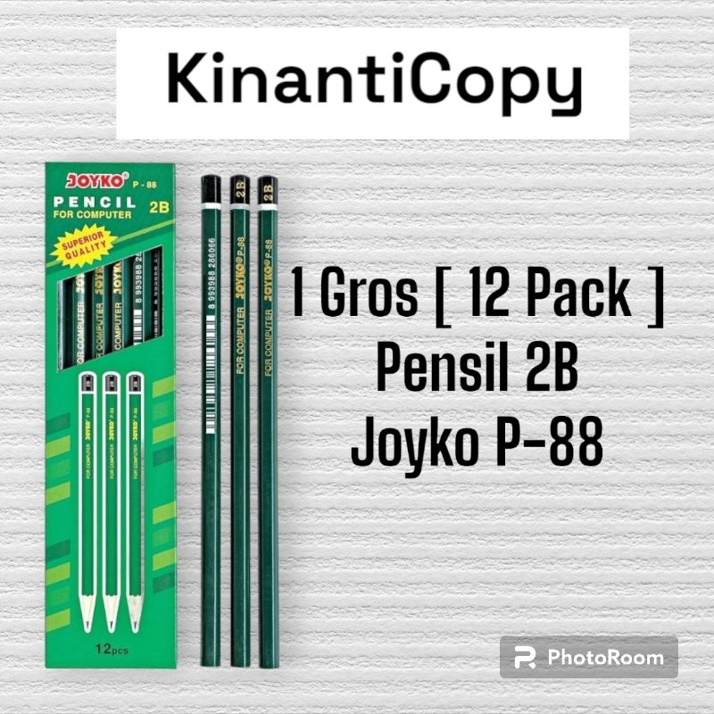 Jual Pensil 2B Joyko P-88 [ 12 Pack ] | Shopee Indonesia