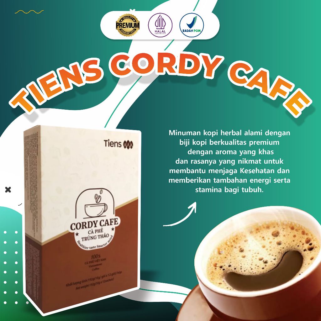 Jual KOPI STAMINA PRIA DEWASA TAHAN LAMA ORIGINAL BPOM CORDYCAFFE KOPI ...