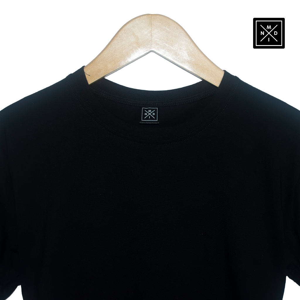 Jual Kaos Polos Premium Cotton Combed 30s - Hitam (Jet Black) | Shopee ...