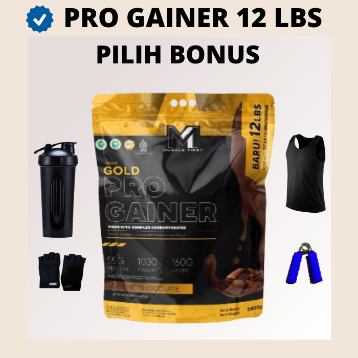 Jual MUSCLE FIRST GAINER 12 LBS HALAL BPOM PRO GAINER 12 LBS ORIGINAL ...