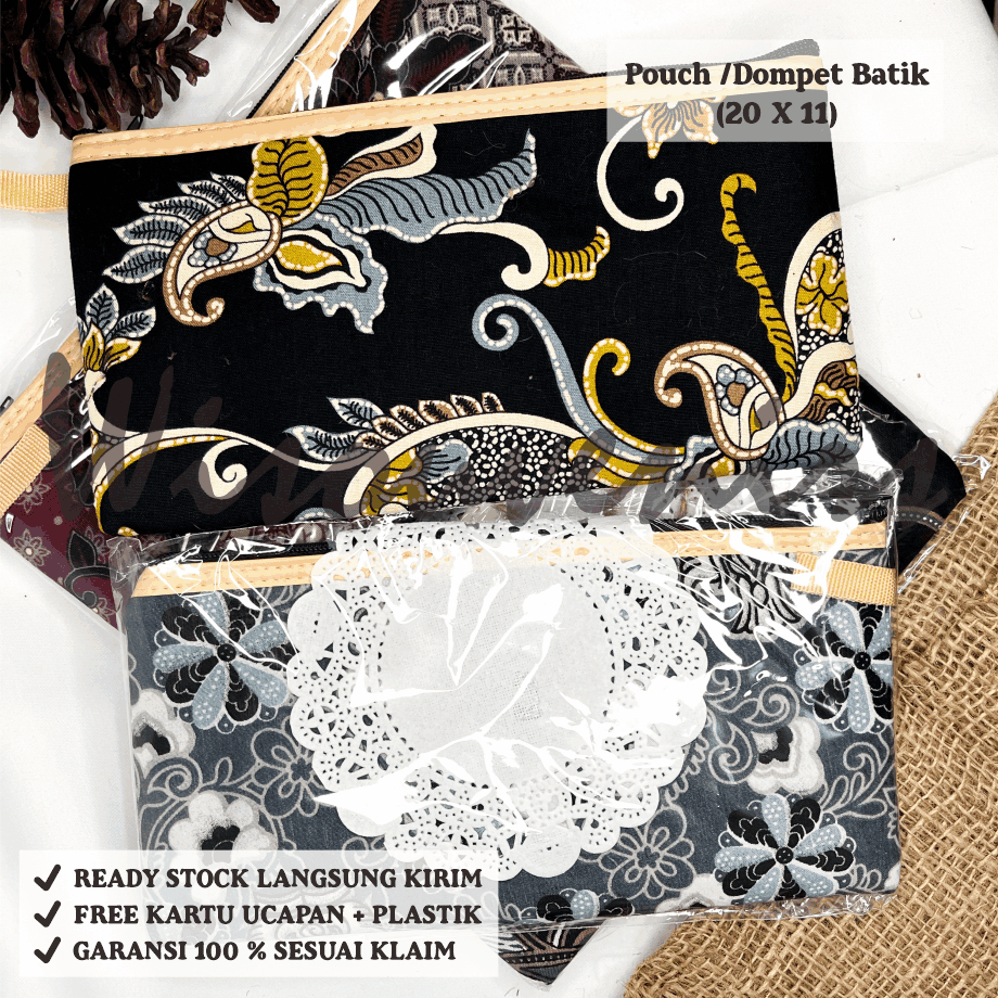 Jual Souvenir Pernikahan Dompet batik Khas Jogja Ukuran (20 x 11) Part 3 Souvenir pouch batik ...
