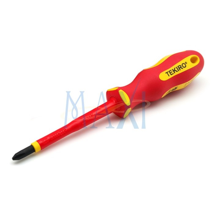 Jual TEKIRO Obeng Listrik / Insulation Screwdriver PH3 (8) X 150 mm ...
