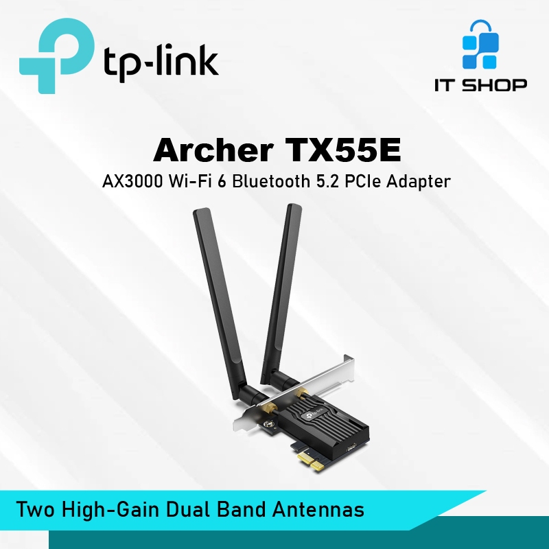 Jual TP-Link ARCHER TX55E Wi-Fi 6 PCIe Adapter | Shopee Indonesia