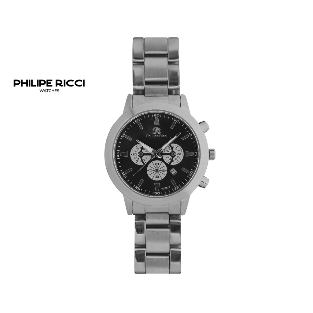 Jual PhiLipe Ricci Jam Tangan Pria Rantai Analog Diameter Bulat Desain ...