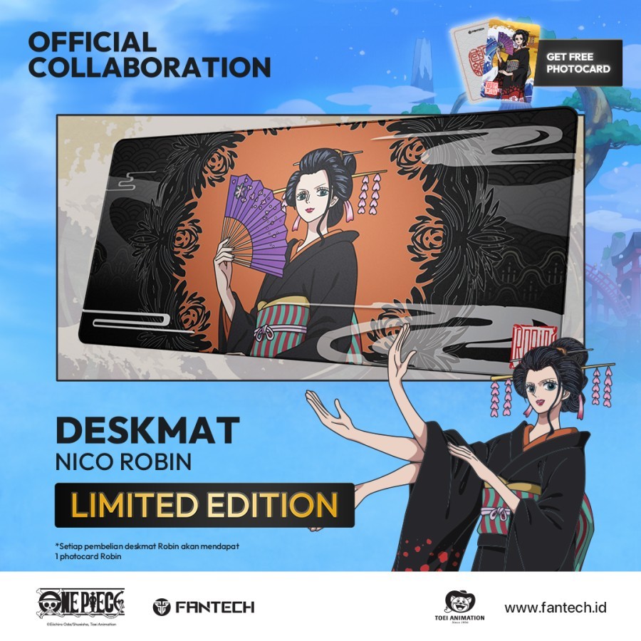 Jual Fantech One Piece Edition Nico Robin Gaming Deskmat | Shopee Indonesia