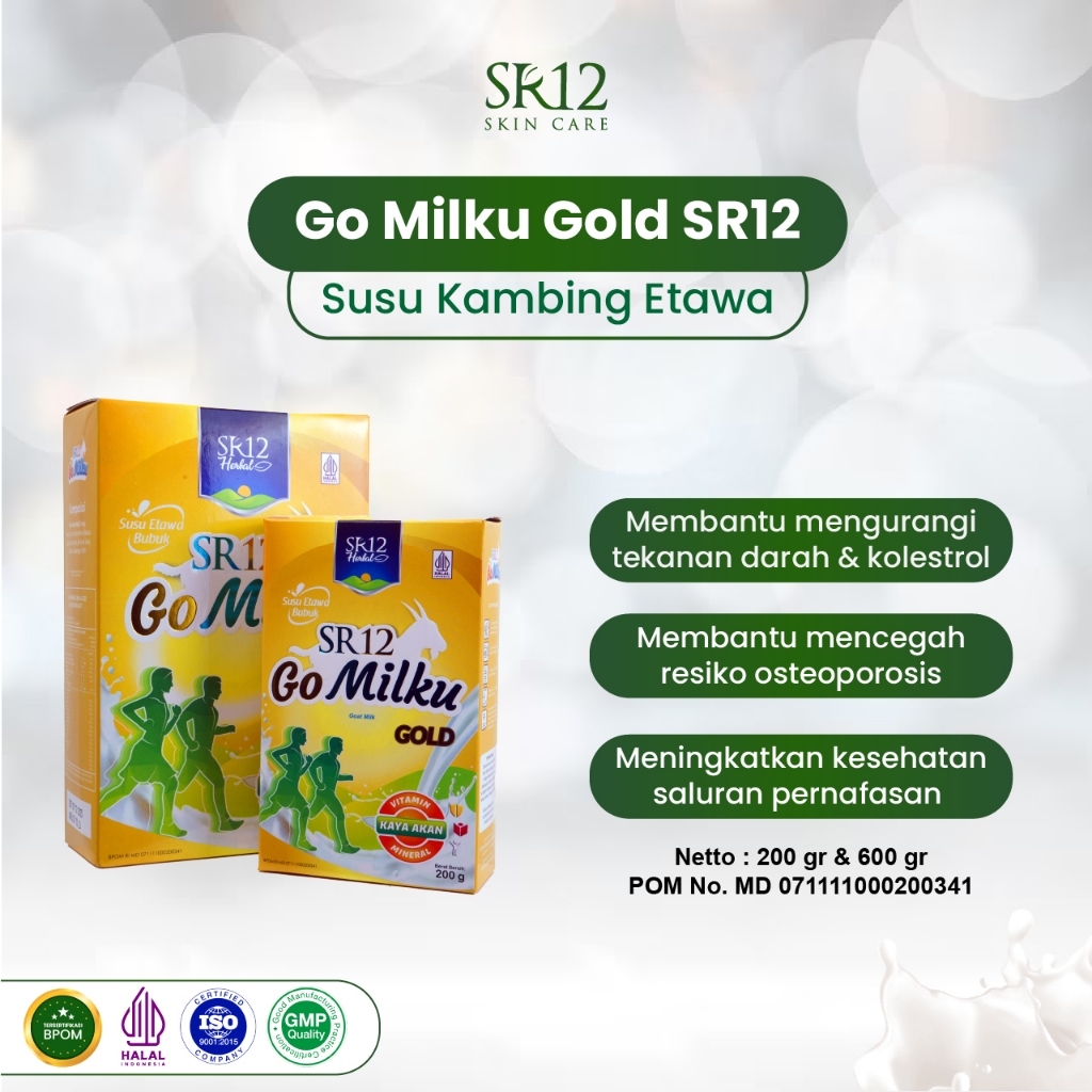Jual Susu Bubuk Kambing Go Milku Gold SR12 Herbal - Susu Gomilku ...
