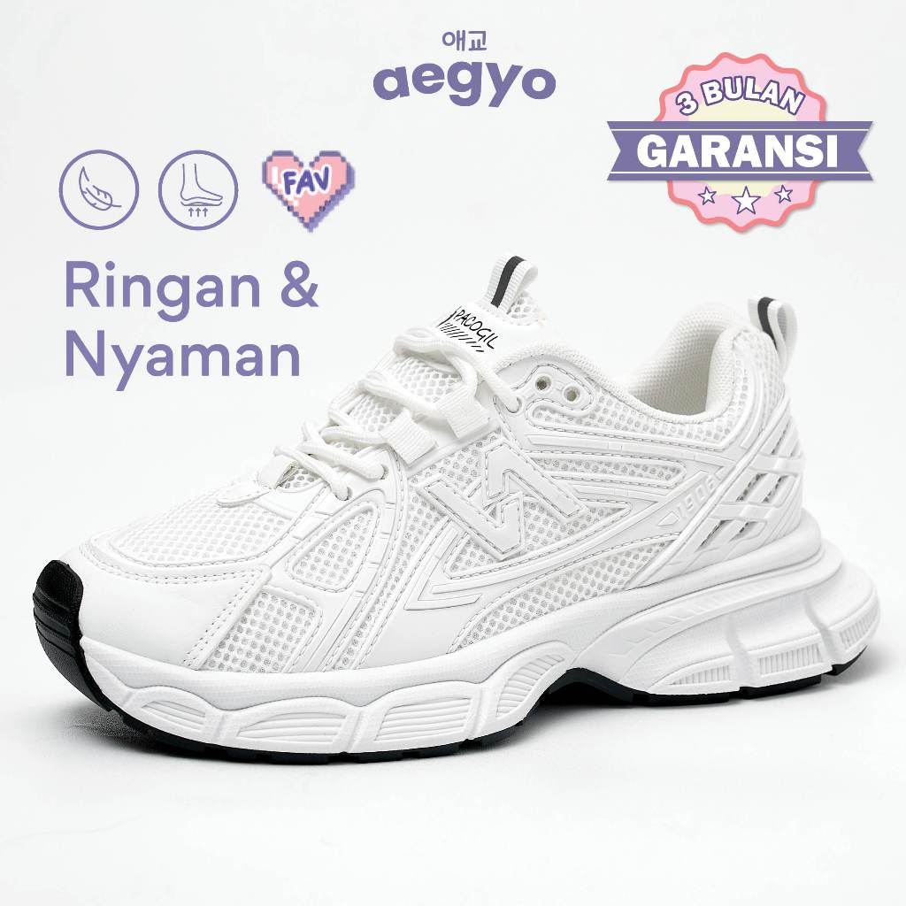 Jual AEGYO WONWOO Sepatu Sneakers Wanita Sport Shoes | Shopee Indonesia