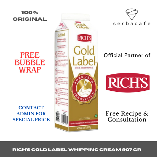 Jual Rich's Gold Label Whipping Cream (907 gr) | Shopee Indonesia