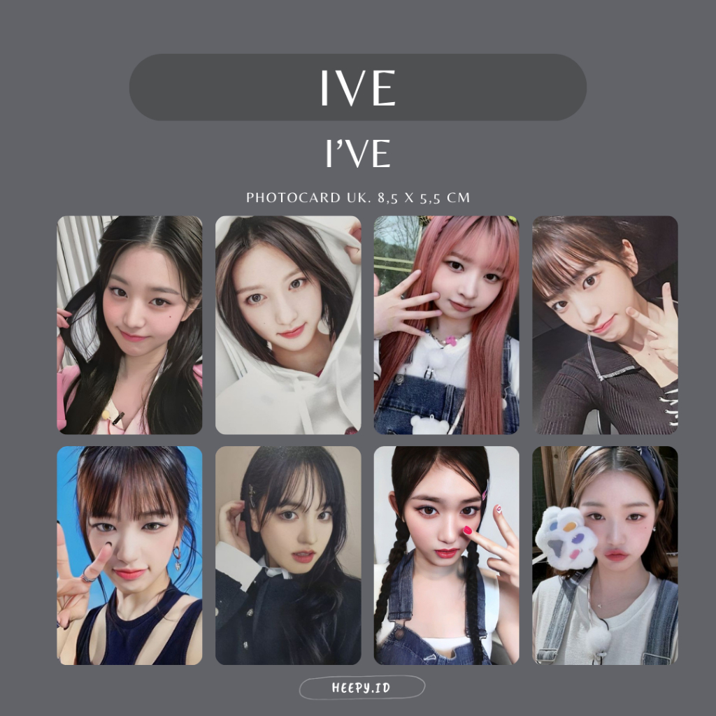 Jual [IVE] UNOFFICIAL PHOTOCARD IVE I'VE | Shopee Indonesia