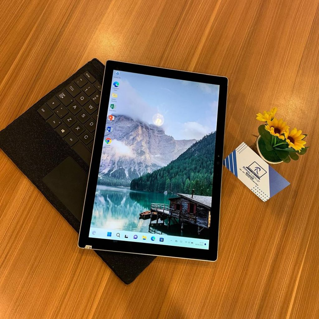 Jual laptop microsoft surface 4 pro i5 ram 8 ssd 256 second bekas ...