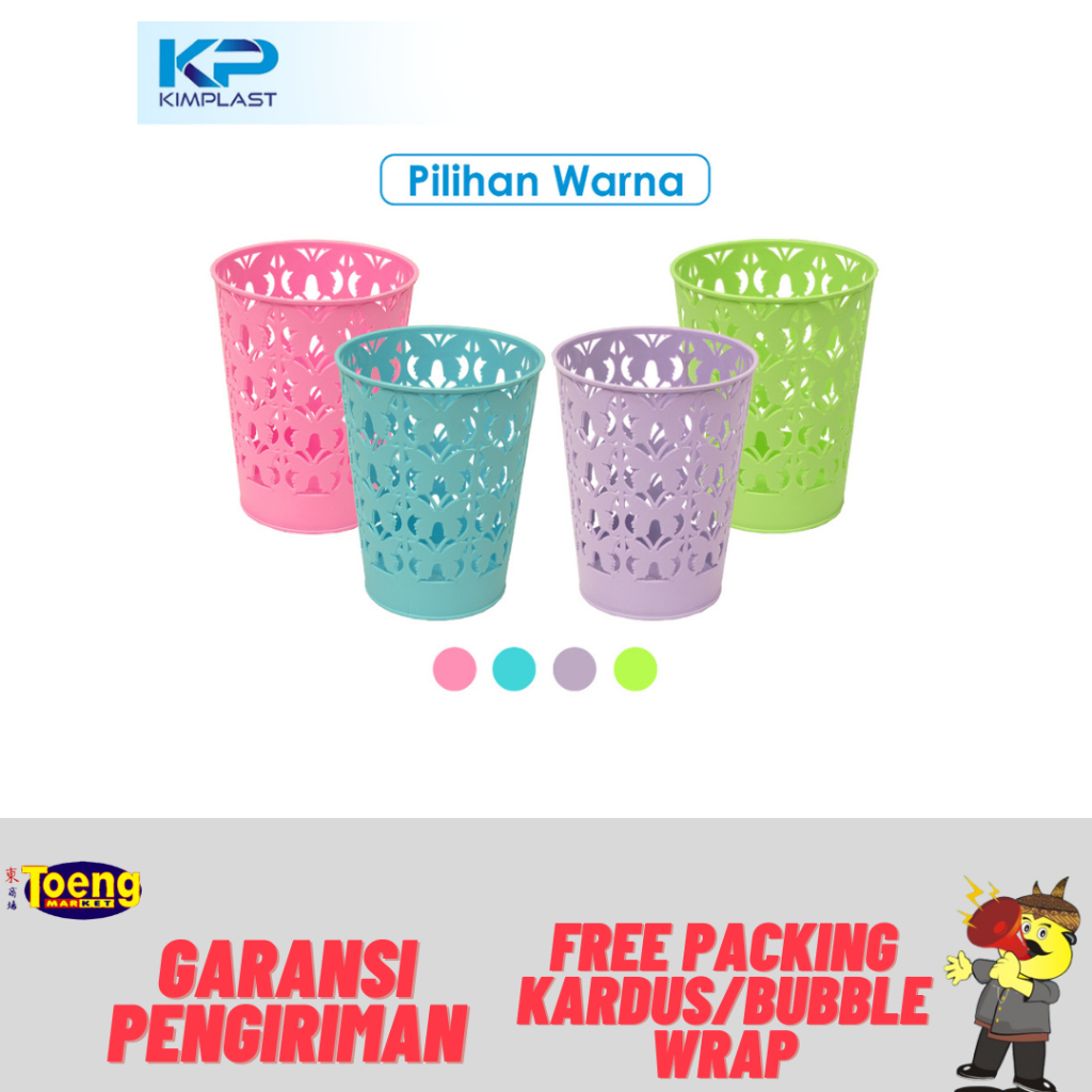 Jual KERANJANG MINI TESA KP / KERANJANG SAMPAH MINI PLASTIK KIMPLAST ...