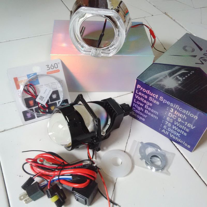 Jual LAMPU BILED VINYX P65 DAN PAKETNYA | Shopee Indonesia