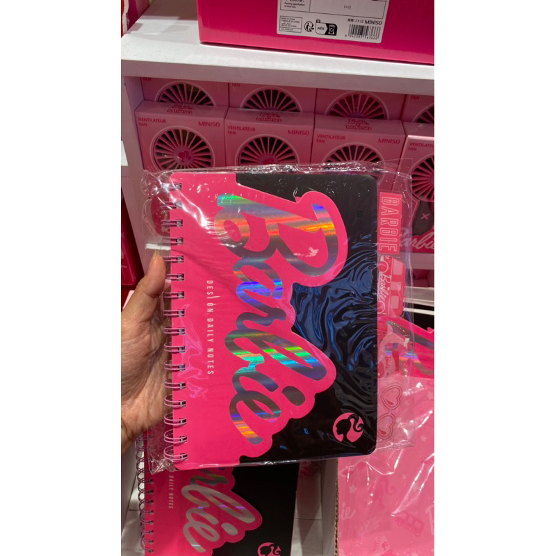 Jual Miniso x Barbie!! Buku agenda Buku tulis Barbie | Shopee Indonesia