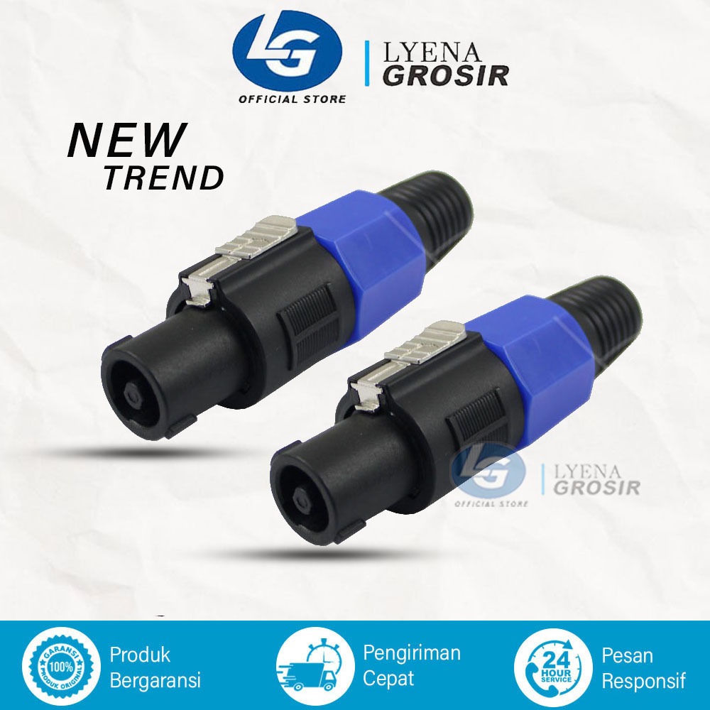 Jual Jack Speakon Male NEW TREND Made in Swiss Jek Spikon Biru Original ...