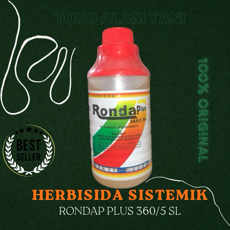 Jual Herbisida Sistemik Rondap Plus 360/5 SL 1L | Shopee Indonesia