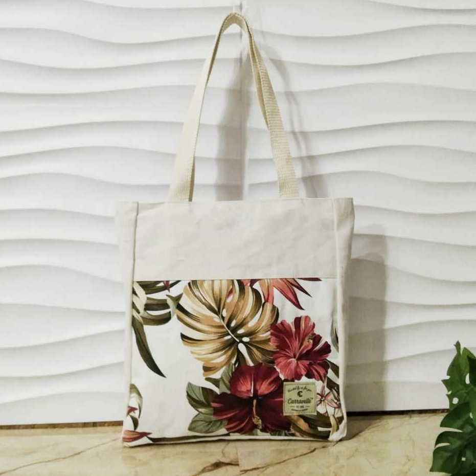 Jual NUDIE BAG/TOTEBAG CANVAS BESAR POLOS SUEDING TEBAL LEMBUT MODEL ...
