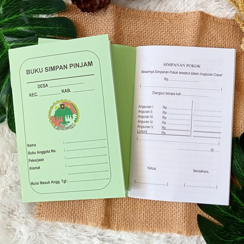 Jual ES88 BUKU SIMPAN PINJAM KOPERASI CUSTOM/BUKU TANDA ANGGOTA ...