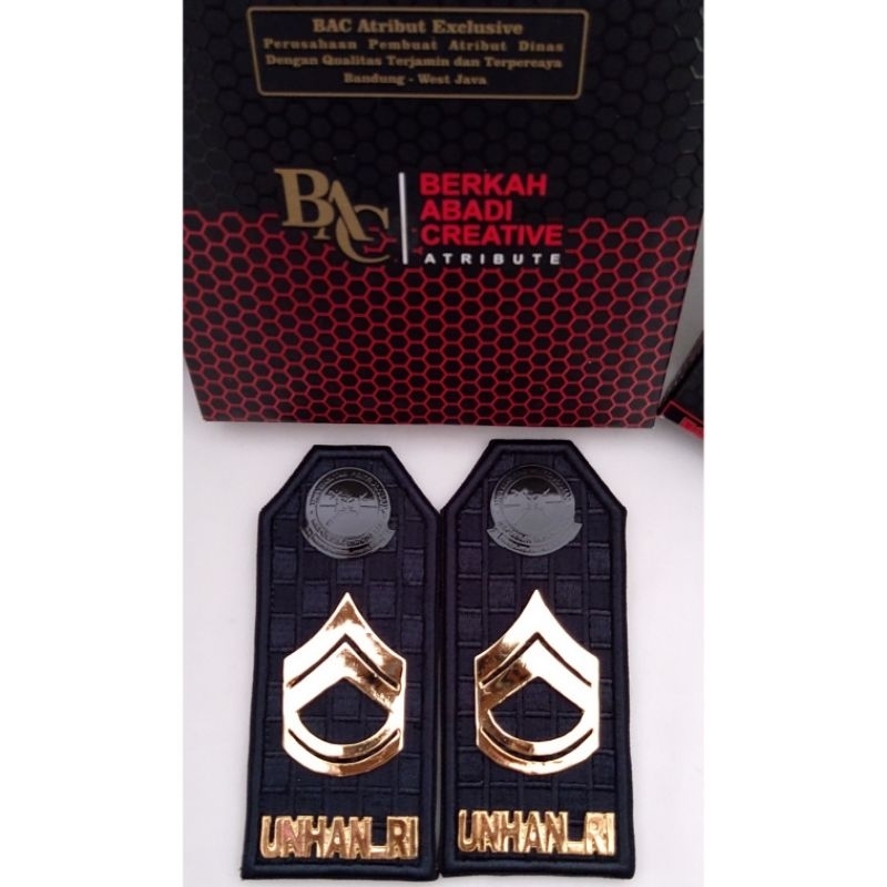 Jual Pangkat Pdu Unhan-RI Chevron 2-2 Bahan Logam Exclusive | Shopee ...