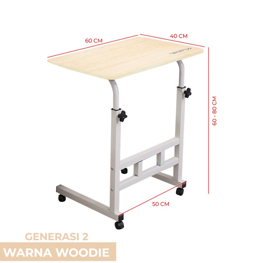 Jual Brookwood Meja Laptop Portable Stand Minimalis Serbaguna Meja ...