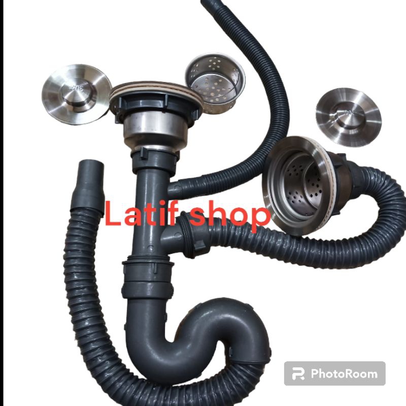 Jual Selang bak cuci piring double komplit plus overflow afur kitchen ...