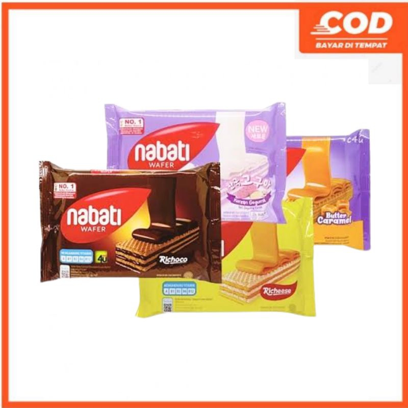 Jual Nabati Wafer | Snack Richeese Nabati Keju Coklat | Shopee Indonesia