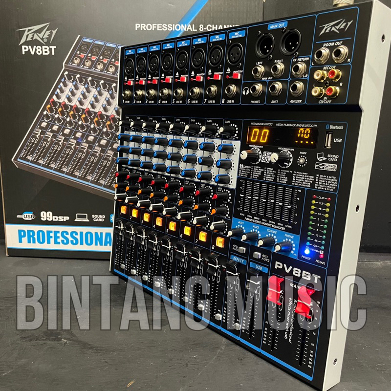 Jual Mixer audio Peavey pv8bt 8 channel | Shopee Indonesia Jual Mixer audio Peavey pv8bt 8 channel | Shopee Indonesia
