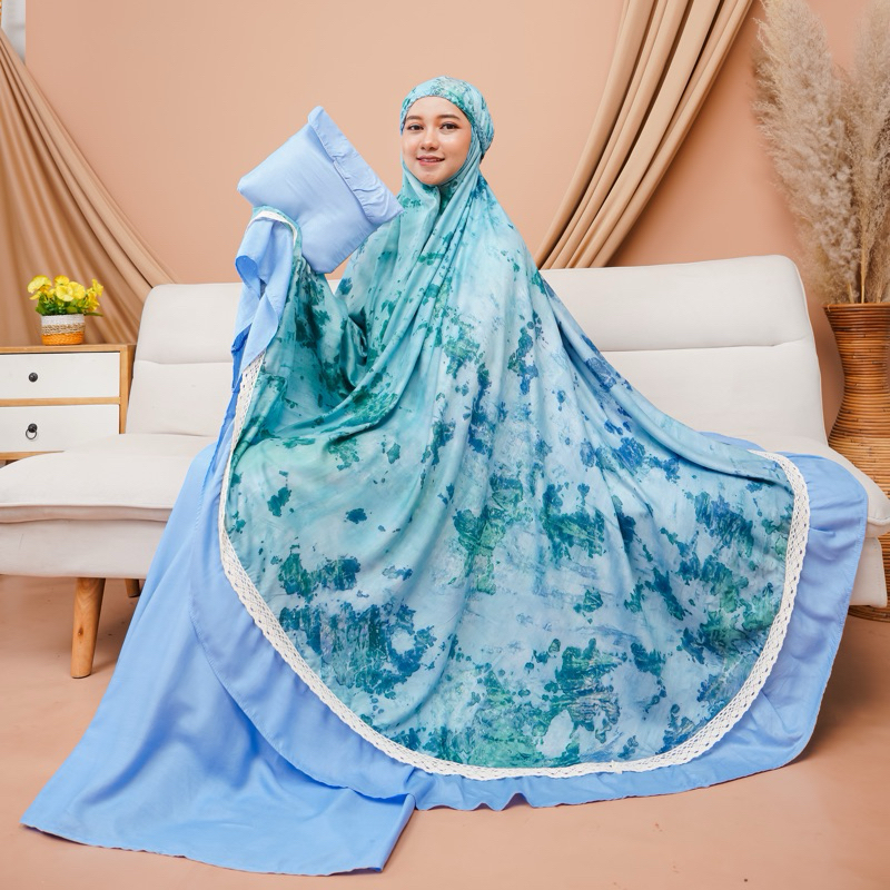 Jual Mukena Rayon Jumbo Terbaru Traveling Bahan Adem Murah Lembut ...