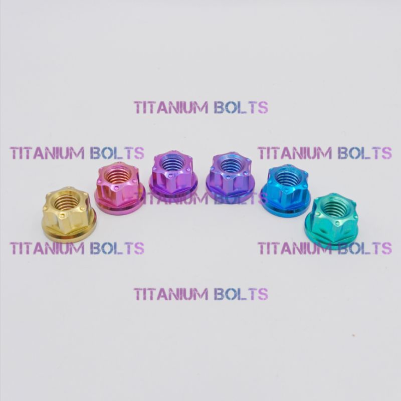 Jual Baut Titanium Bolts GR5 Mur Titanium M6 Drat 10 Original | Shopee Indonesia