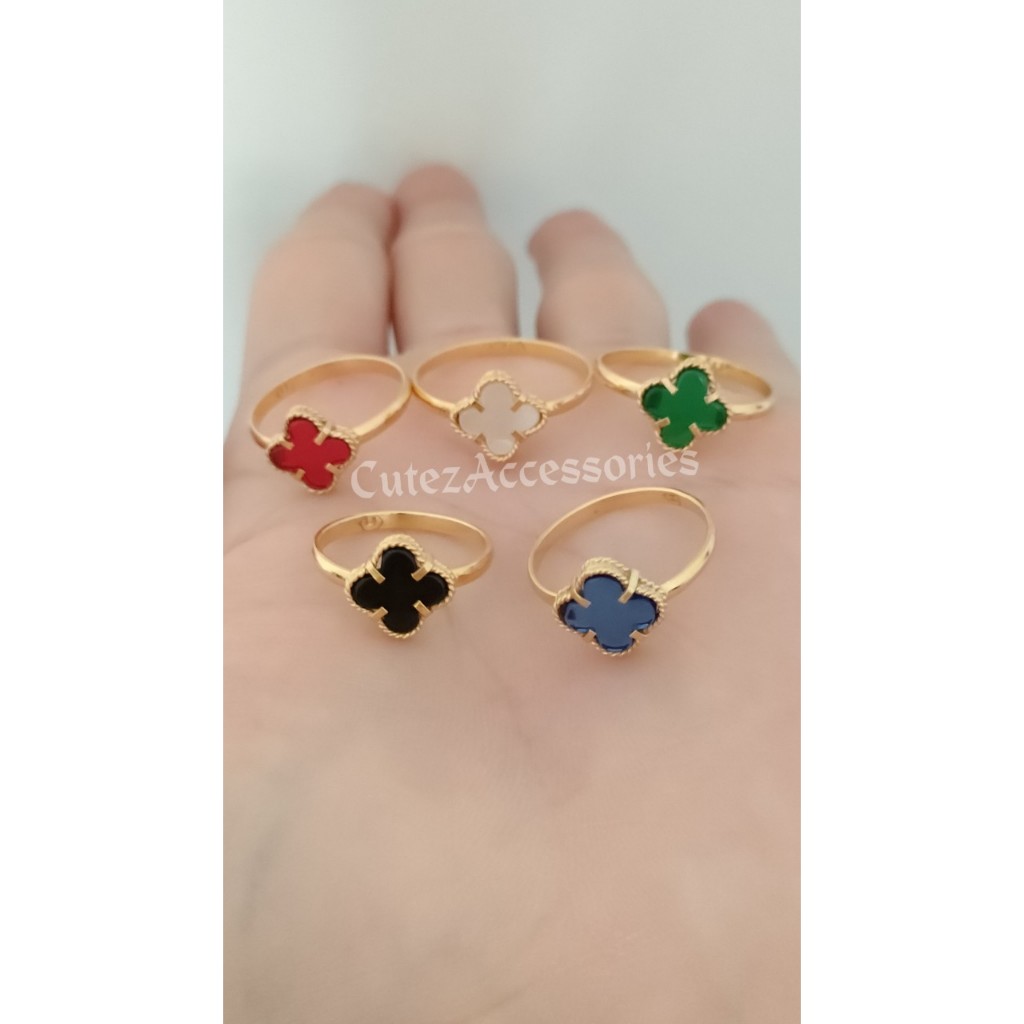 Jual Cincin Clover 1 Gram Emas Muda | Shopee Indonesia