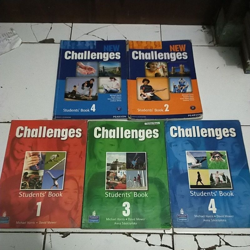 Jual Original Challenges students book 1 3 4 / New Challenges 2.4 ...