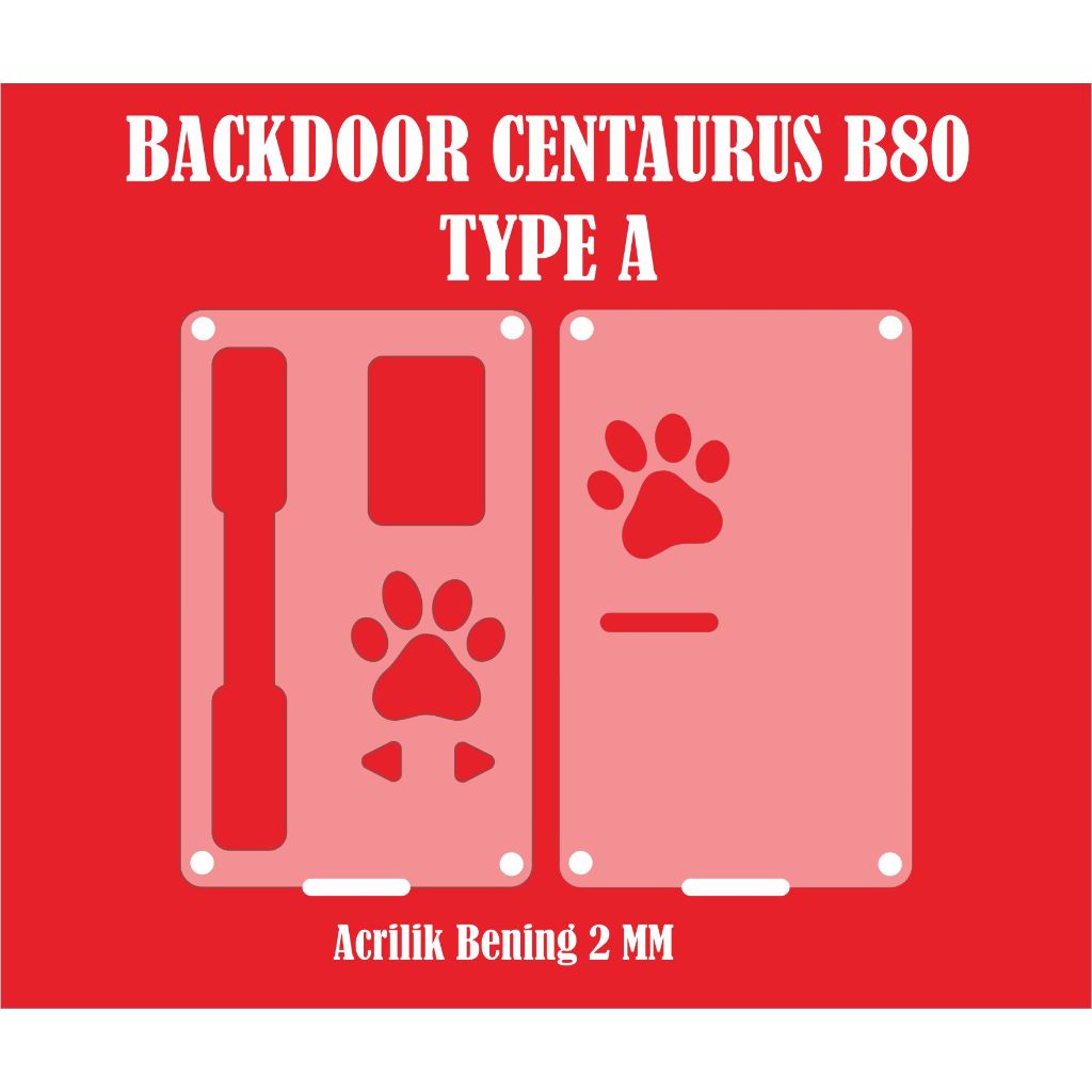 Jual BACKDOOR CENTAURUS B80 MOTIF KUCING | Shopee Indonesia