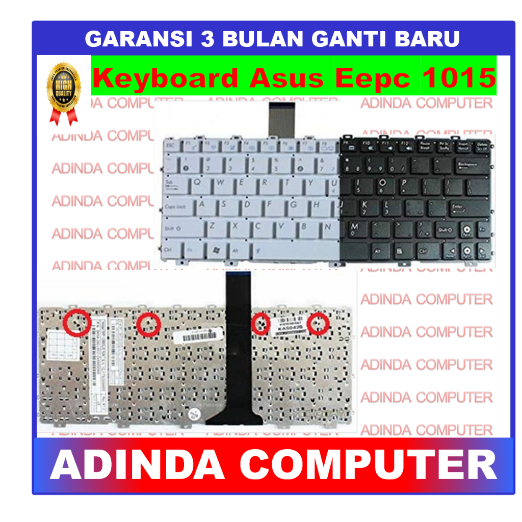 Jual Keyboard Asus Seashell Eee Pc 1015 1015B 1015BX 1015CX 1015P ...