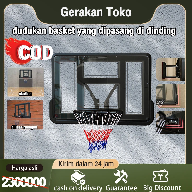 Jual 45CM Jaring Basket Besi / Profesional Jaring Ring Basket / Besar ...