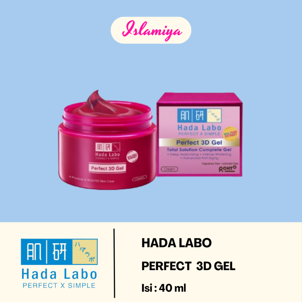 Jual HADALABO PERFECT 3D GEL 40 gr ORIGINAL 100% BPOM | Shopee Indonesia