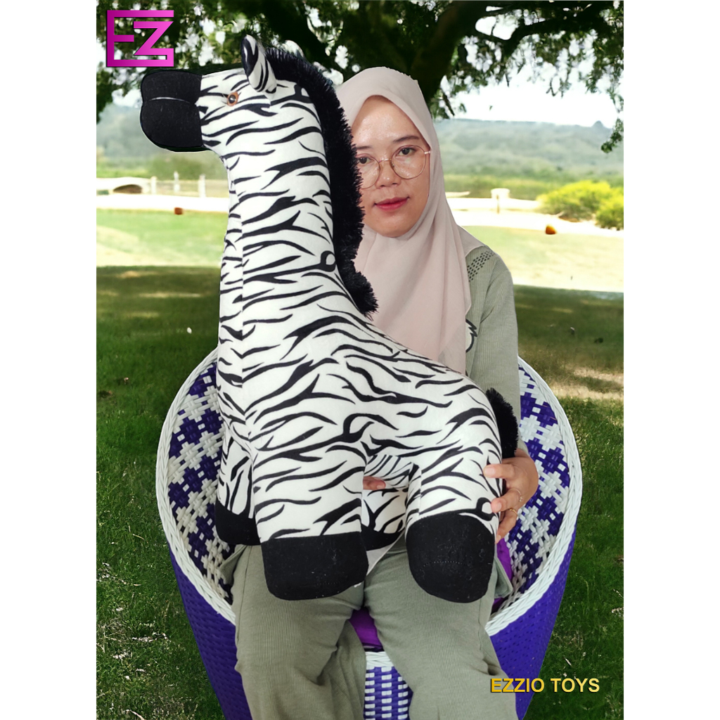 Jual Boneka Zebra Jumbo/Boneka Kuda Zebra Jumbo Tinggi 70cm | Shopee ...
