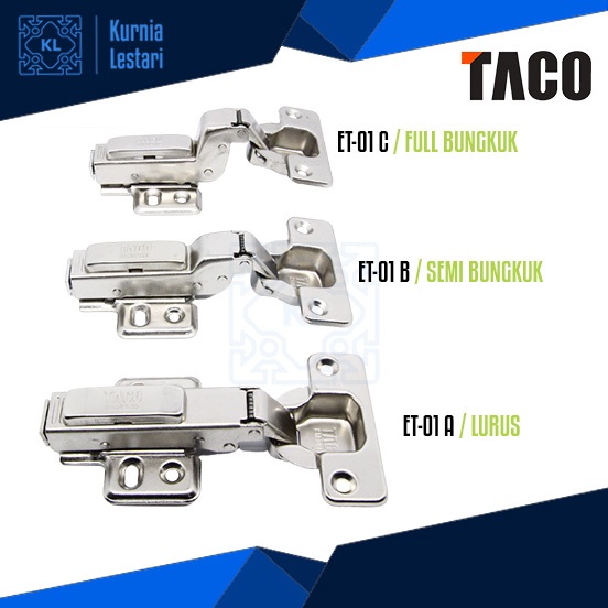 Jual TACO Engsel Sendok Slow Motion Soft Closing ET 01 | Shopee Indonesia