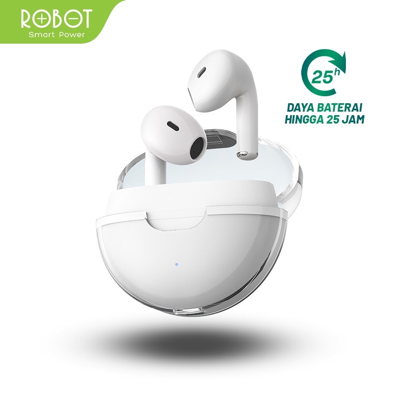 Jual TWS Earphone Bluetooth V.53 ROBOT Flybuds T20 Extra Bass Stereo ...