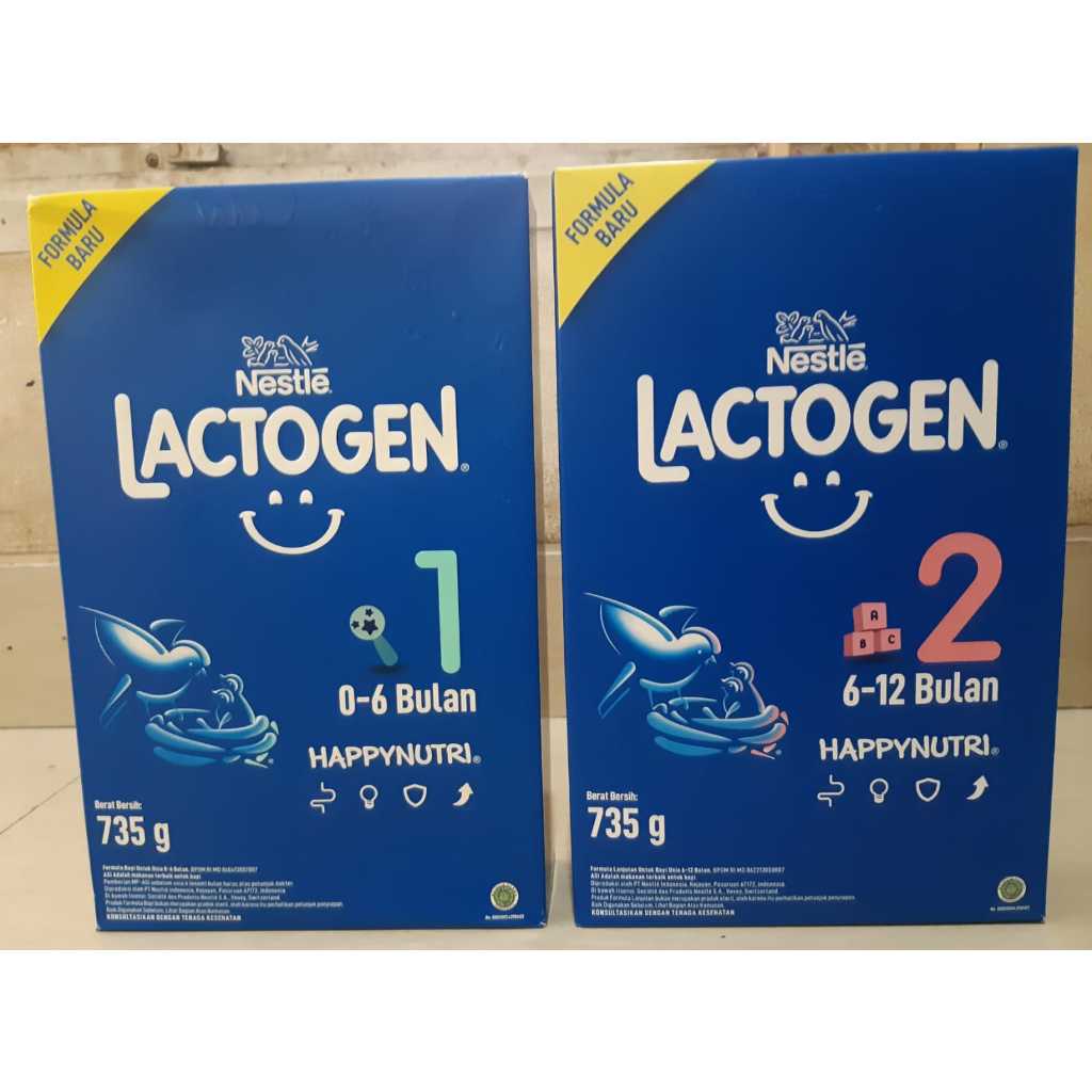 Jual LACTOGEN 1 Plain Susu Formula 0-6 Bulan Box 735g | Shopee Indonesia