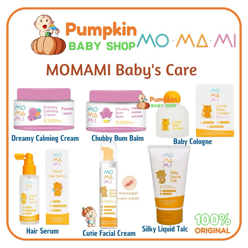 Jual MOMAMI Calming Rub / Cutie Facial Cream / Chubby Bum Balm/ hair ...