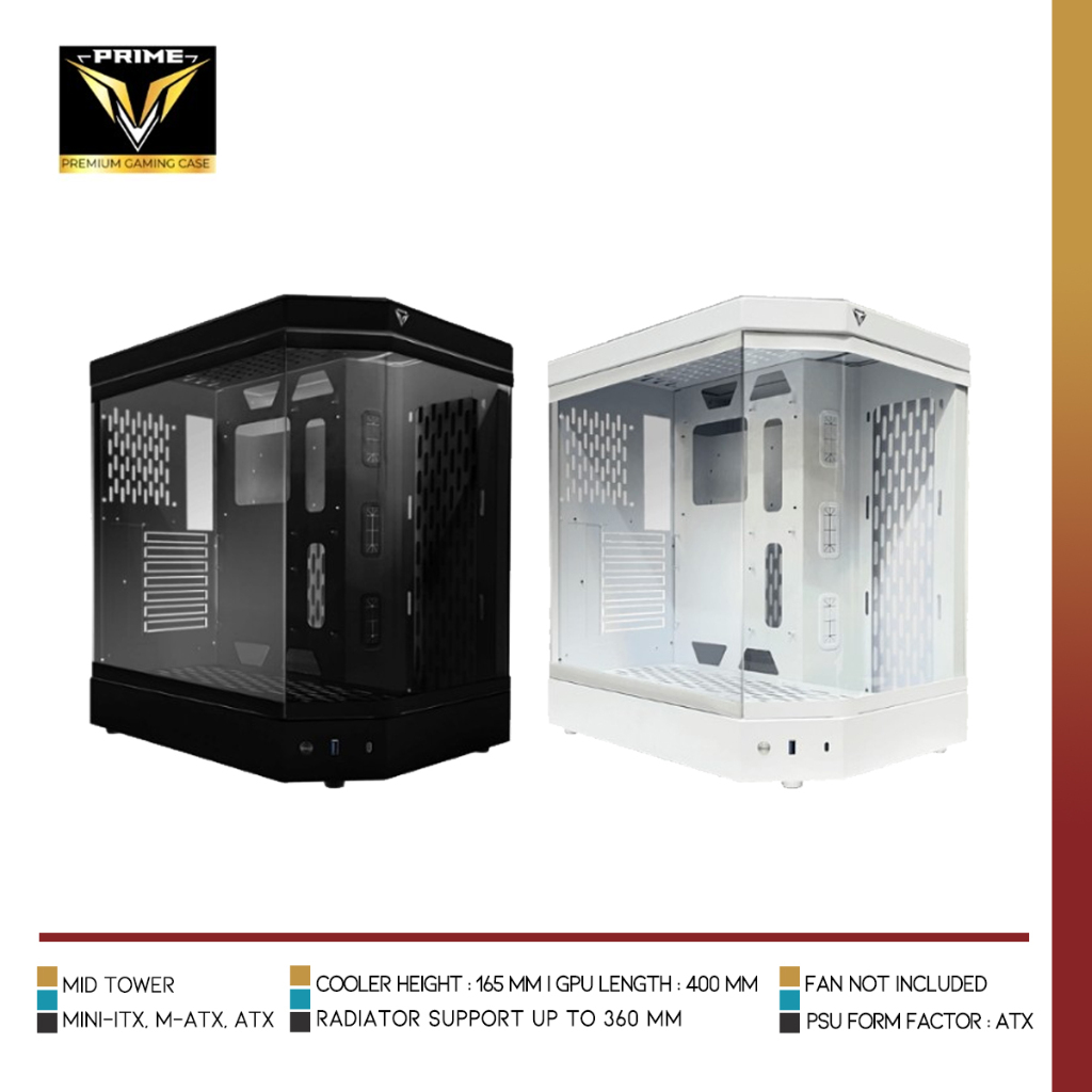 Jual PRIMEGAMING PRIME H-[Y] V2 | PANORAMIC GLASS GAMING CASE | Shopee ...