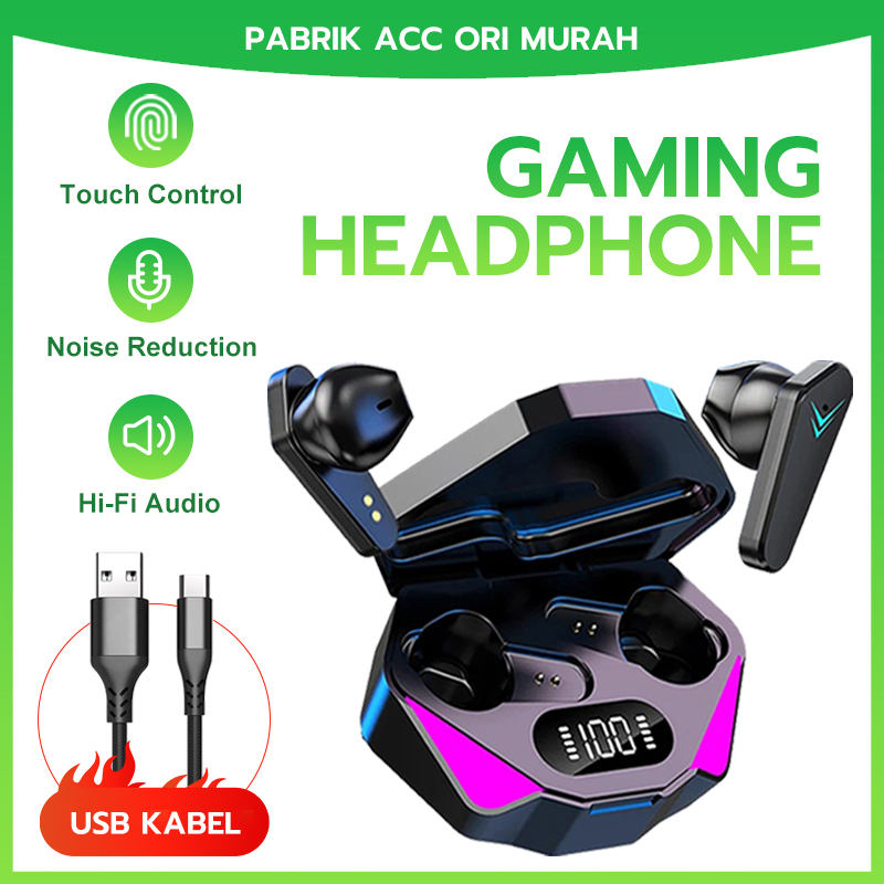 Jual Gamer TWS M10 F9 X15 dan M90 TWS Earbuds Wireless Headphone 5.3 Earphone Noise Cancelling ...