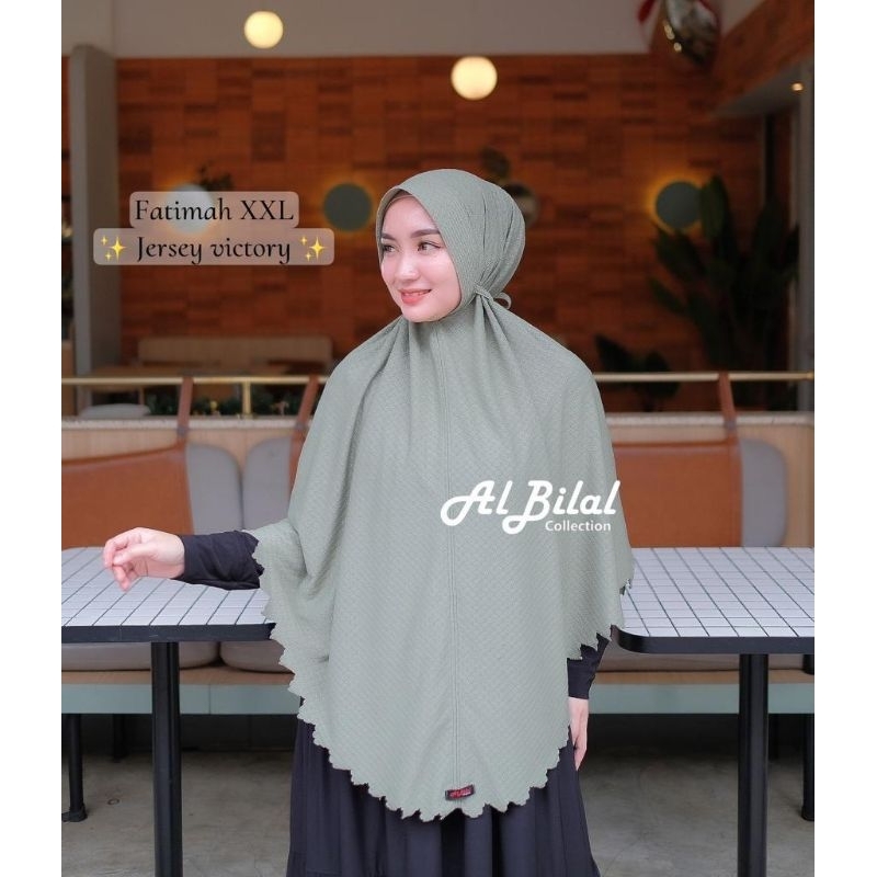 Jual Jilbab Instan Simple Fatimah XXL Ori Albilal | Shopee Indonesia