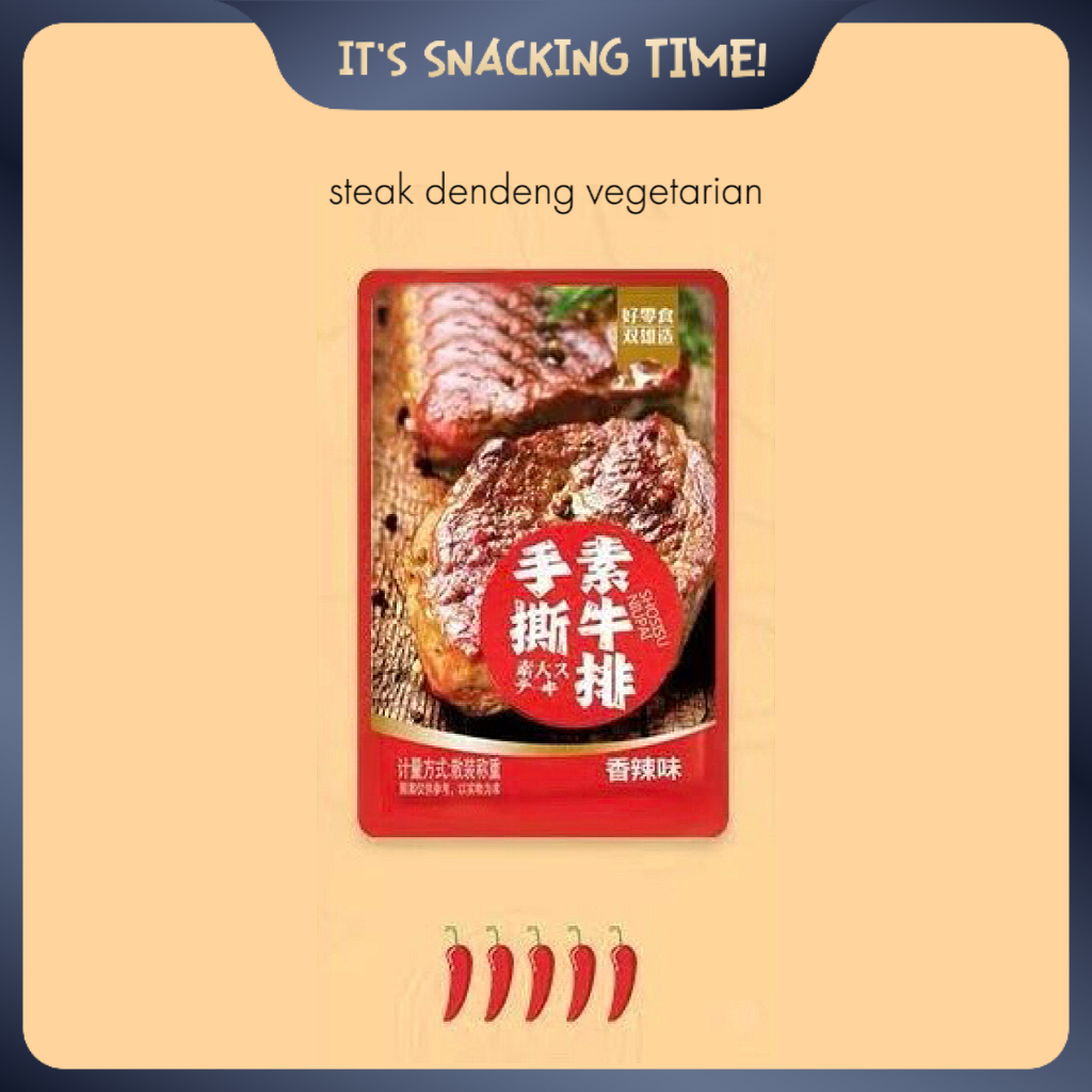 Jual Steak Dendeng Beef Steak Daging Gluten Vegetarian | Shopee Indonesia