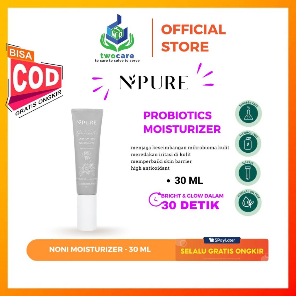 Jual NPURE NONI PROBIOTICS "COMFORT ME" MOISTURIZER 30 ML | Shopee ...