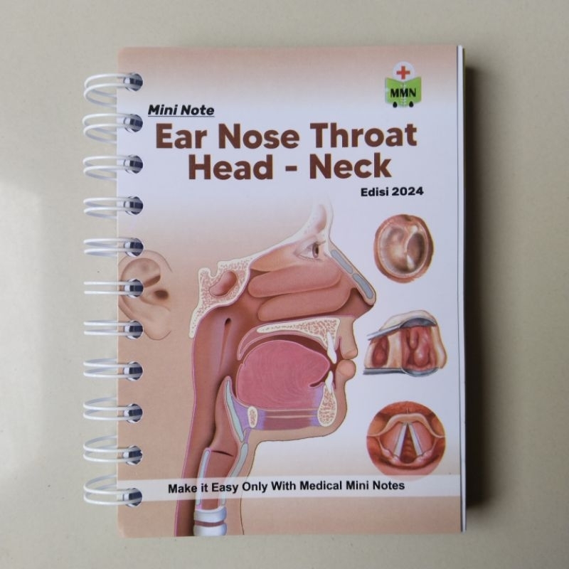 Jual EDISI 2024 Medical Mini Notes Original Ear Nose Throat Head-Neck ...
