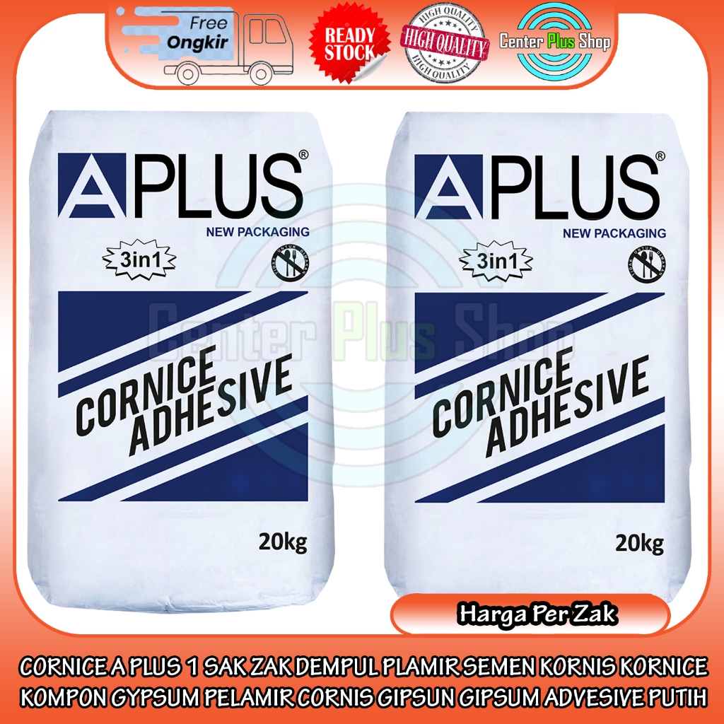 Jual A Plus APlus Zak 1 Sak Compound Kompon 20 Kg Cornice Kiloan Dempul ...
