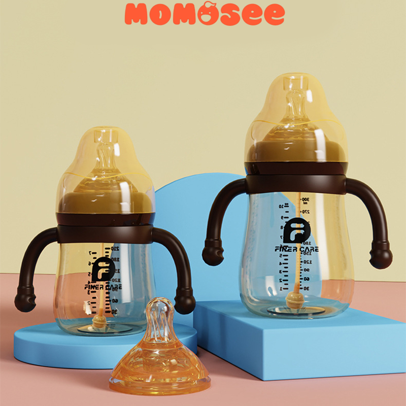Jual Momosee 3in1 Botol Susu Botol Susu Bayi PP Wide Neck Training Cup ...