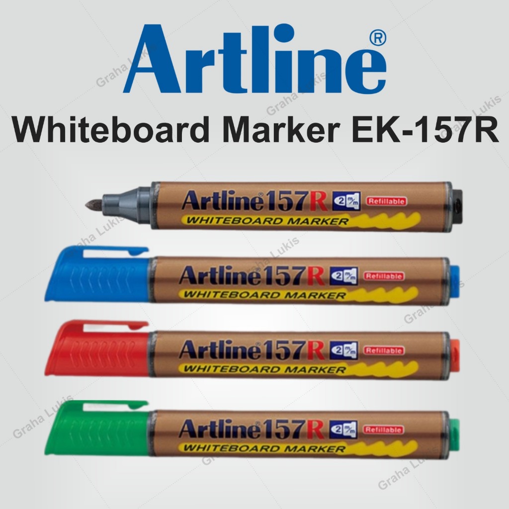 Jual ARTLINE Whiteboard Marker / Spidol Whiteboard EK-157R | Shopee Indonesia
