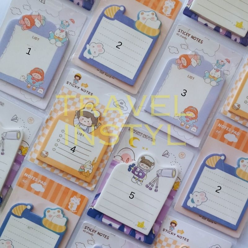 Jual Sticky Notes Lucu - Penanda Buku Lucu | Shopee Indonesia